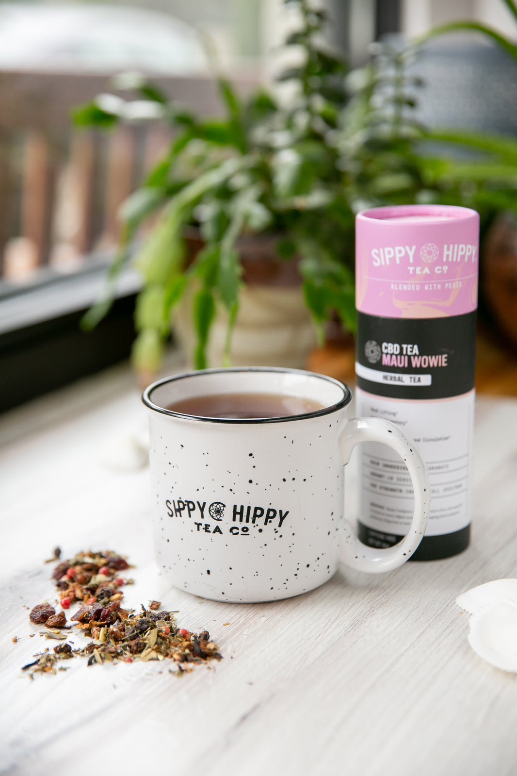 Sippy Hippy Tea Co Organic CBD Tea